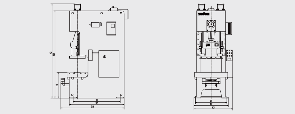 Máy Dập Trục Khuỷu JH21-450 | Máy Ép Trục Khuỷu YADON