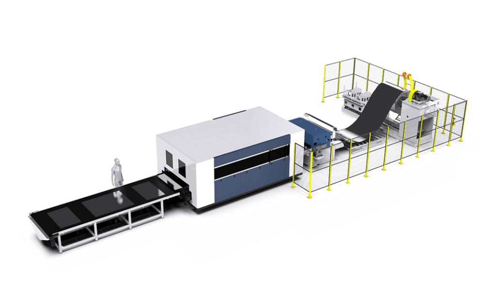 Dây Chuyền Máy Cắt Laser Xả Cuộn | Máy Cắt Laser Thép Cuộn ILM