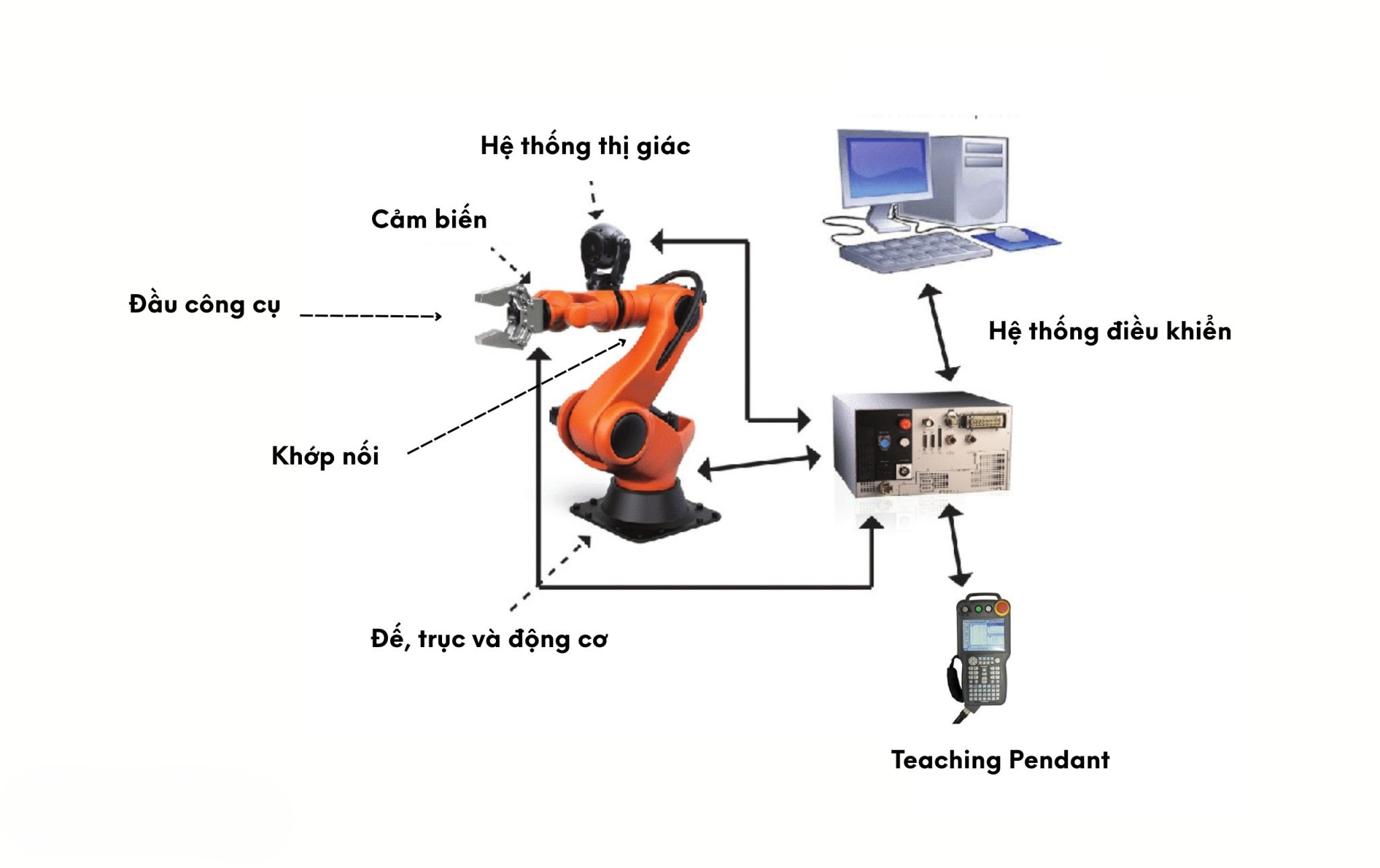 Cánh Tay Robot Là Gì? Cấu tạo của cánh tay robot công nghiệp